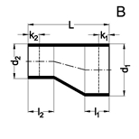 ECCENTRIC REDUCER LONG | HDPE (AKATHERM) fittings | HDPE AKATHERM ...